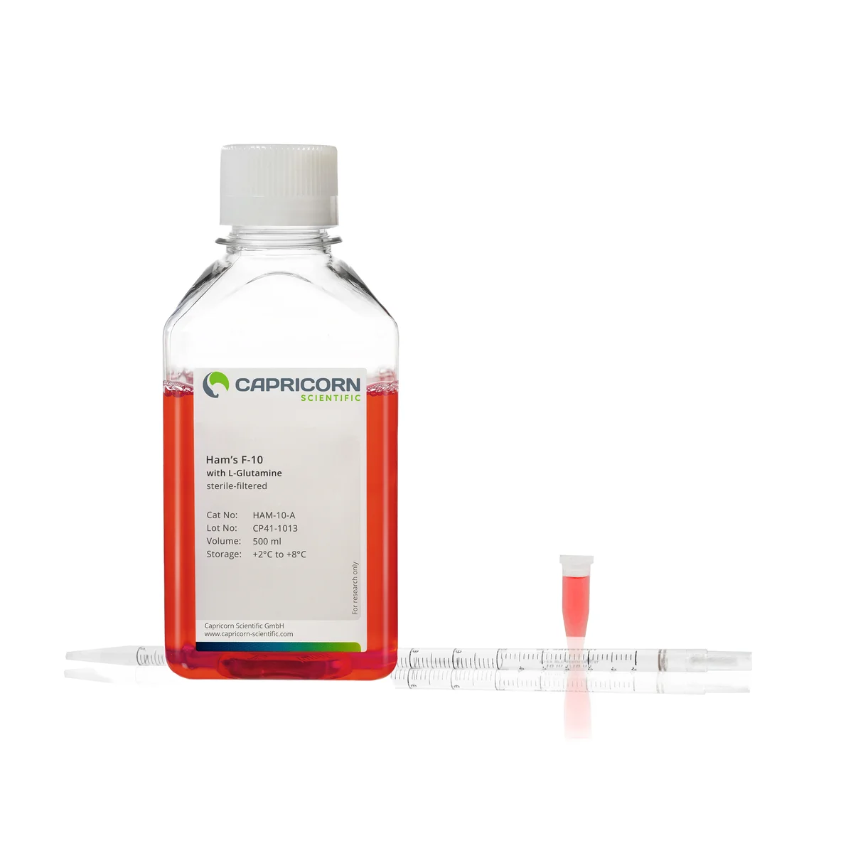 Ham’s F-10 Medium, with L-glutamine | Capricorn Scientific